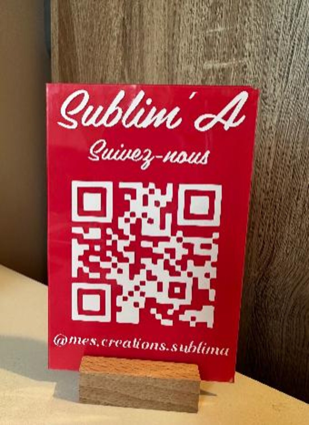 Plexiglass QR Code – Combine Elegance and Practicality! - Etsy