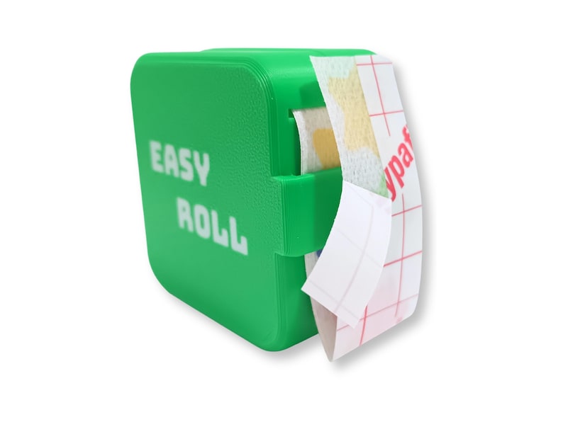 Patterned Tubie Tape | 5 Metre Easy Roll Dispenser | NG Tube Tape Green ...