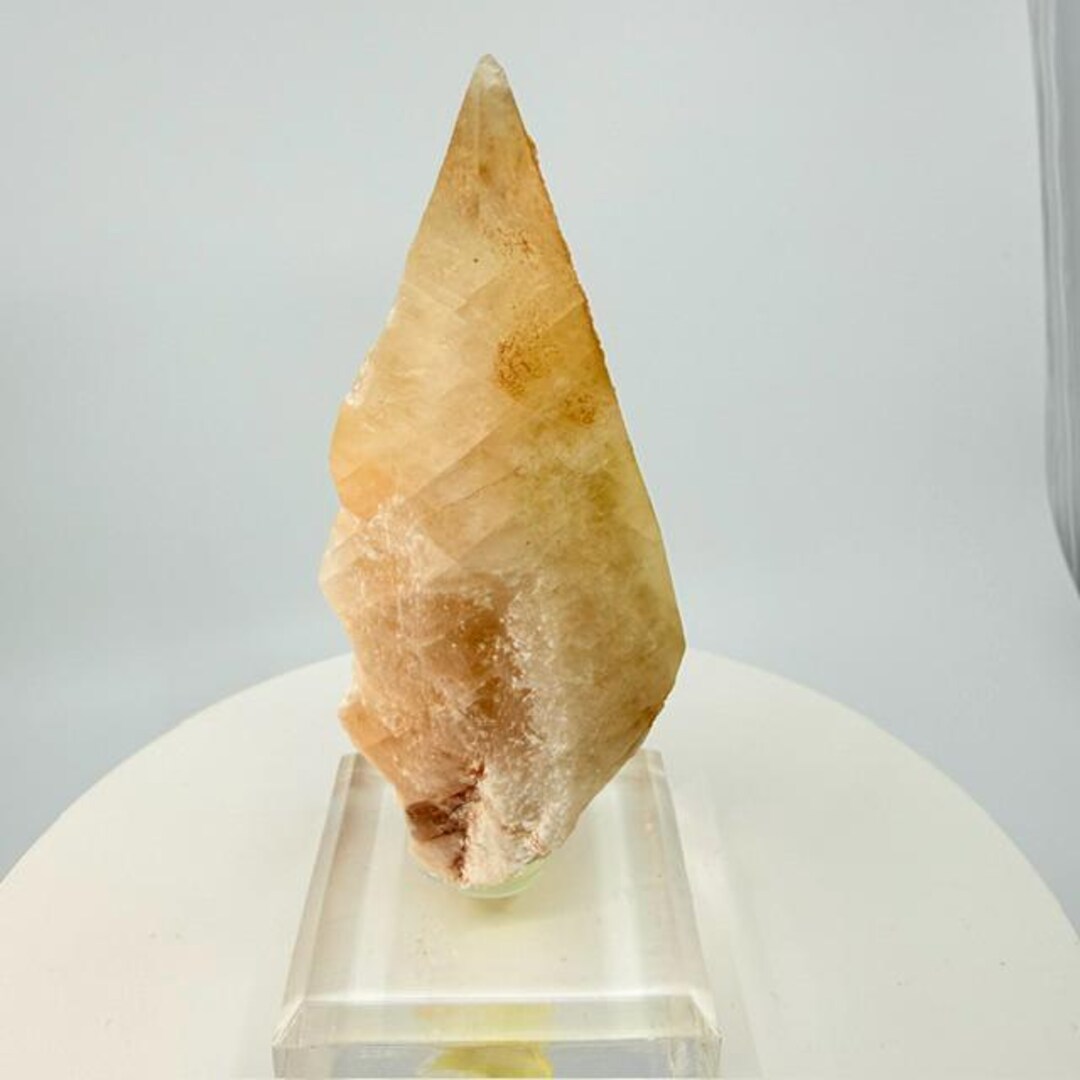 This Calcite Crystal is Translucent to Transparent and Some Faces Have ...