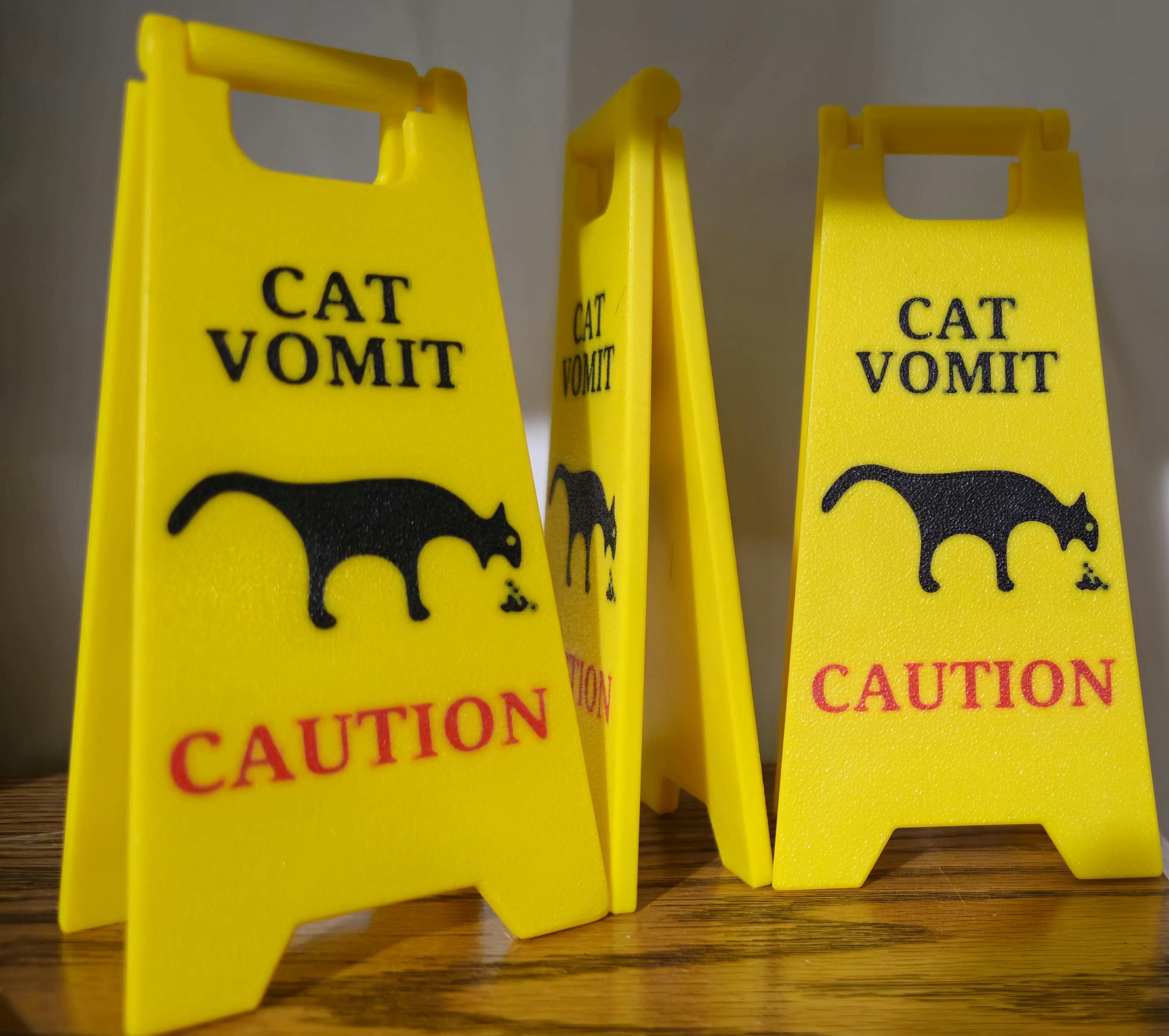 5-inch Cat Vomit Sign - Etsy