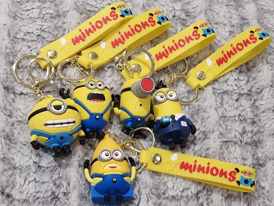 Minions Characters Key Rings - Etsy