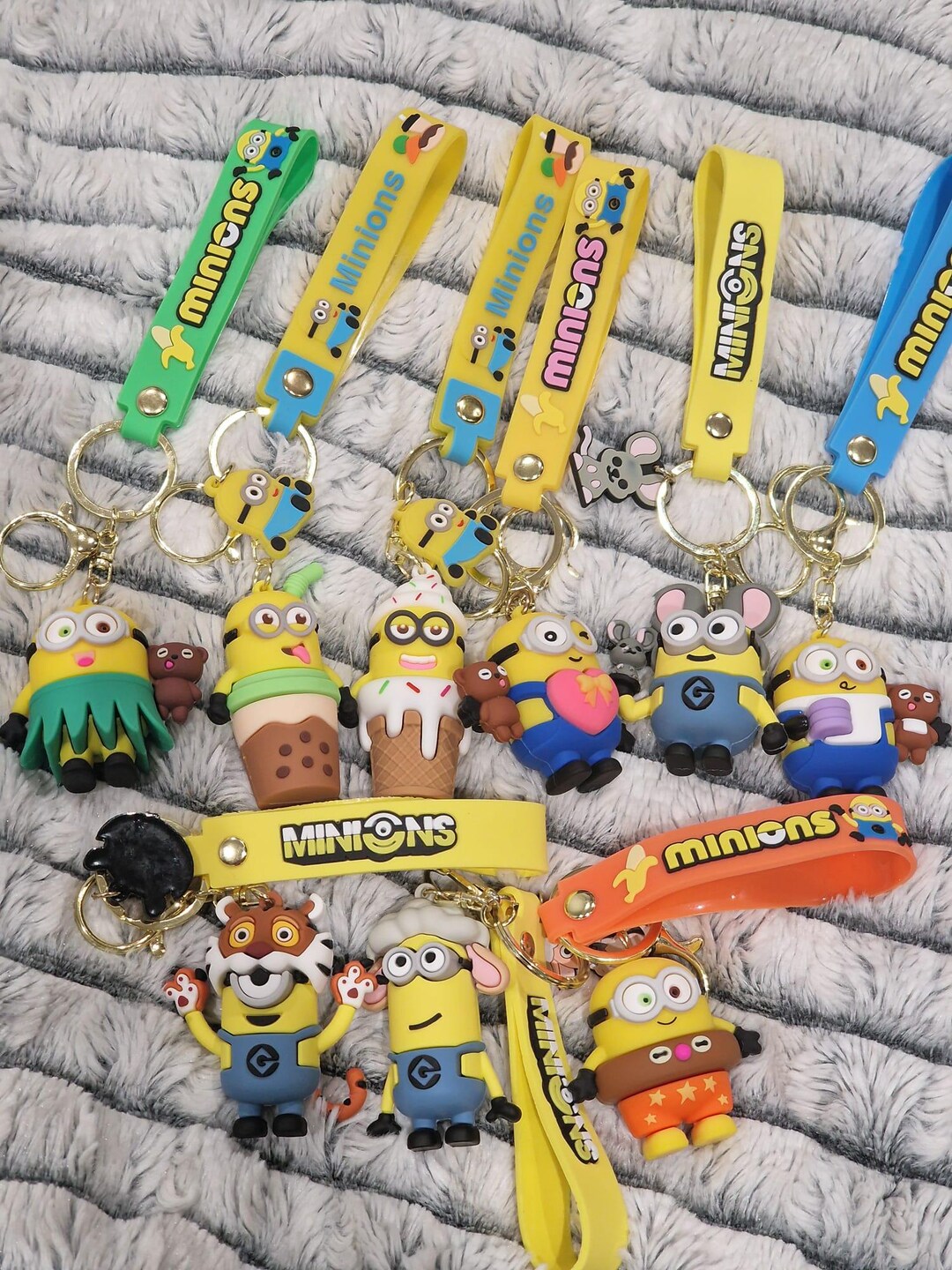 Minions Characters Key Rings - Etsy