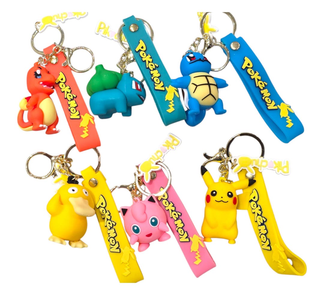 Pokemon Keyrings - Etsy