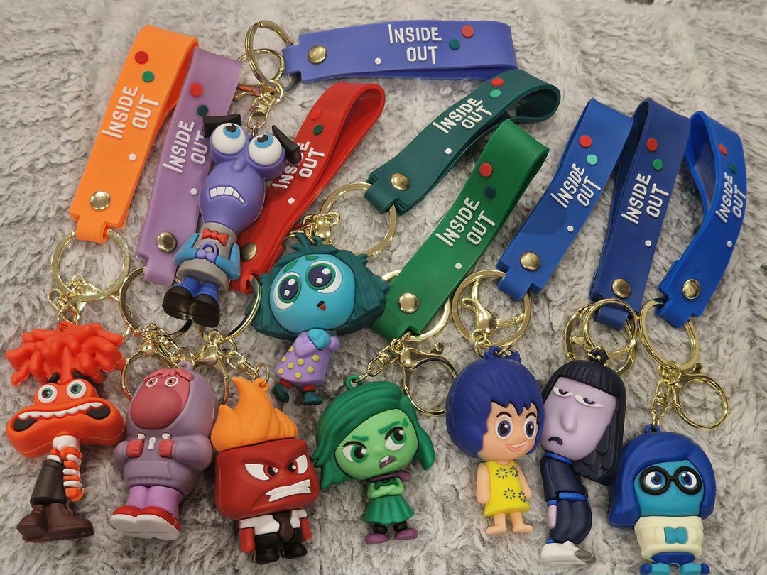 Inside Out the Movie Characters Key Rings - Etsy