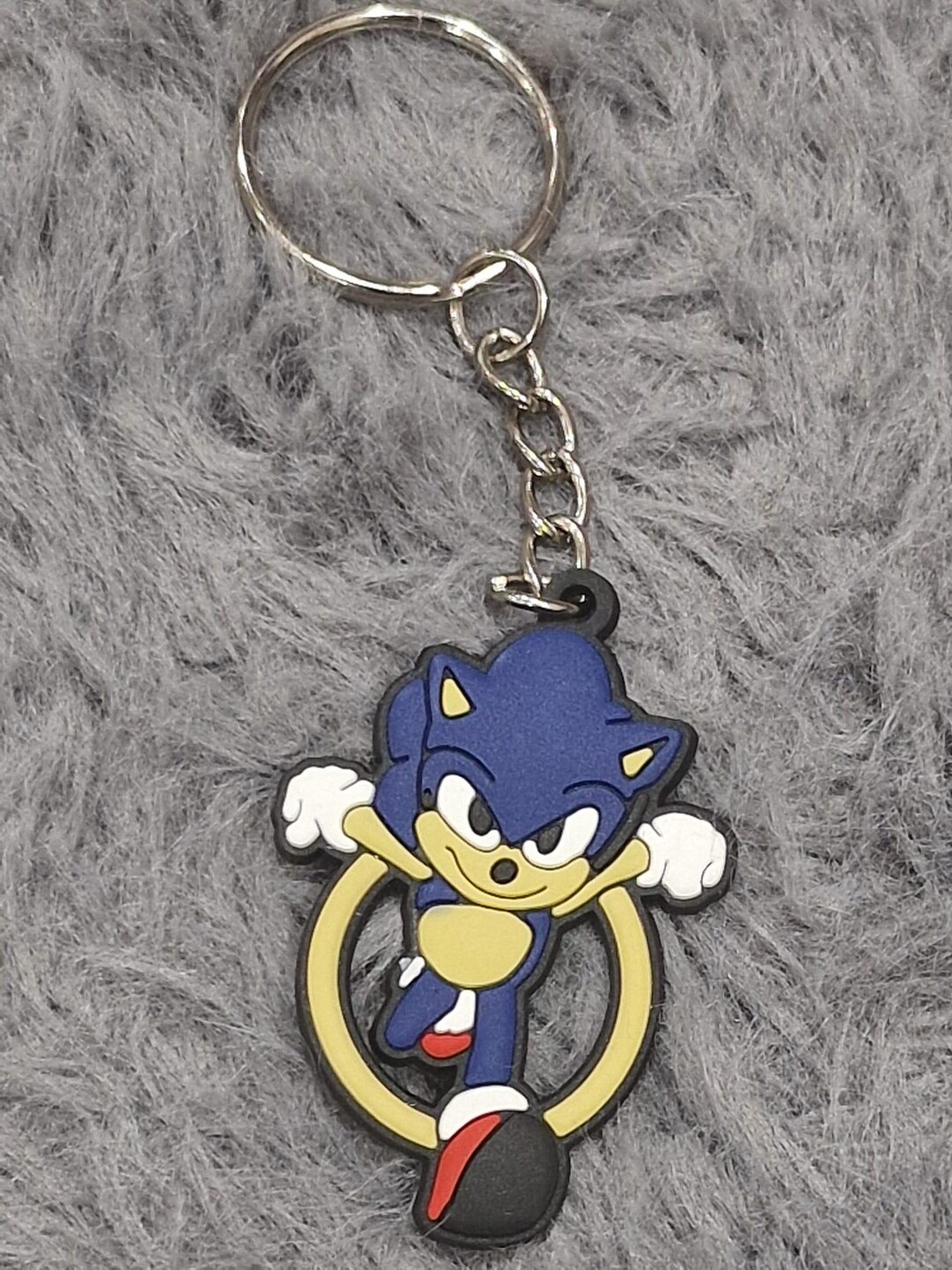 Sonic the Hedgehog Key Ring - Etsy
