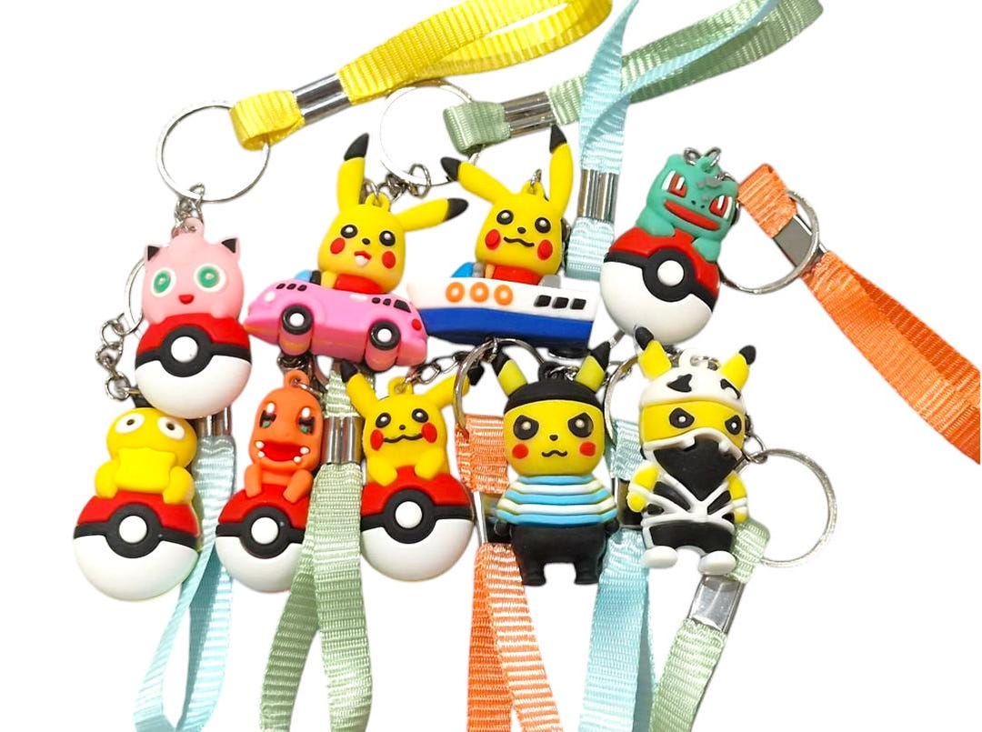Pokemon Characters Keyrings - Etsy