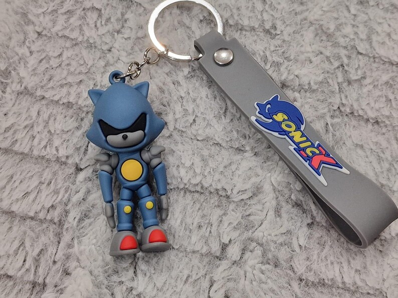 Sonic the Hedgehog Key Ring - Etsy