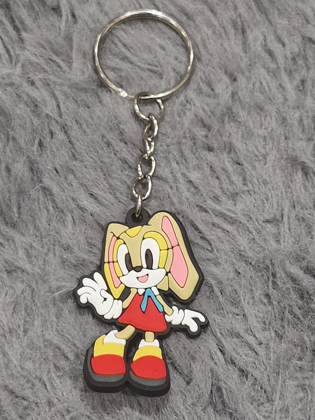 Cream the Rabbit Key Ring - Etsy
