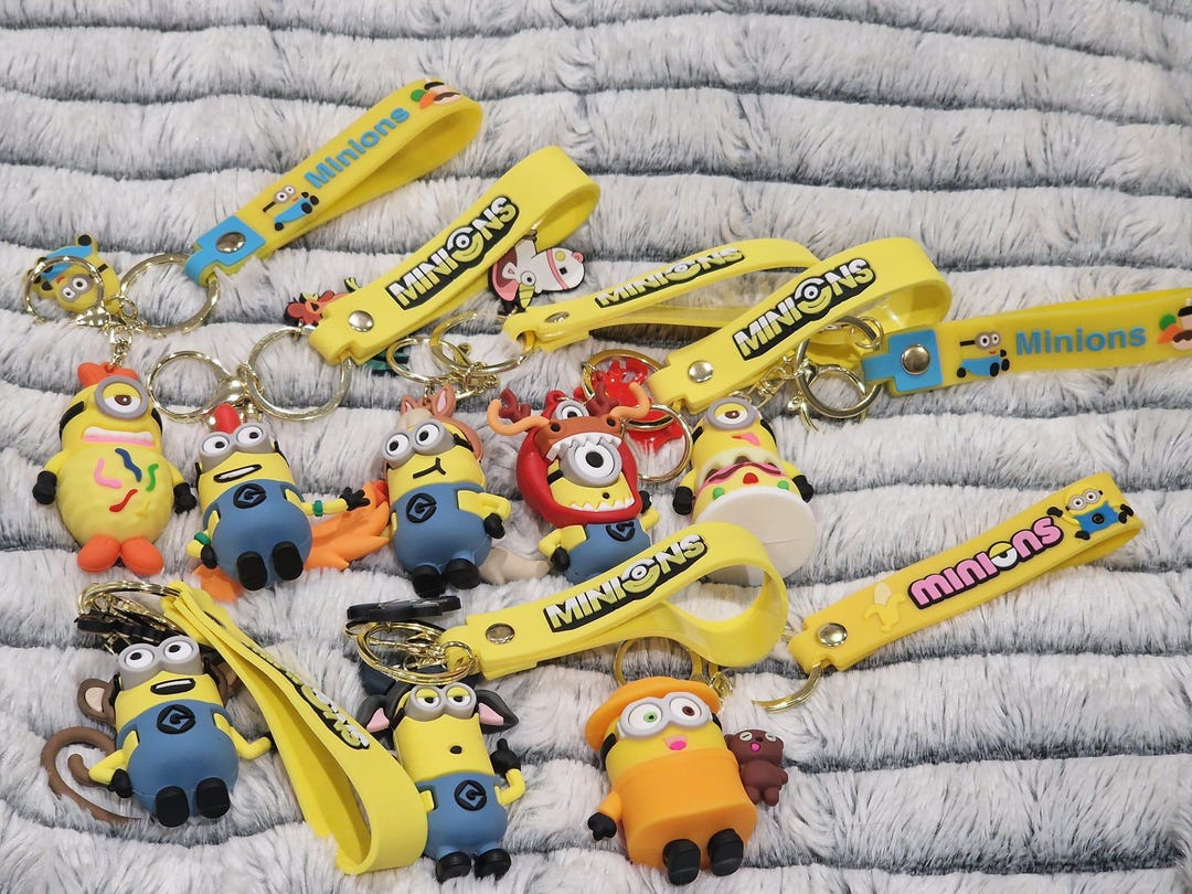 Minions Characters Key Rings - Etsy