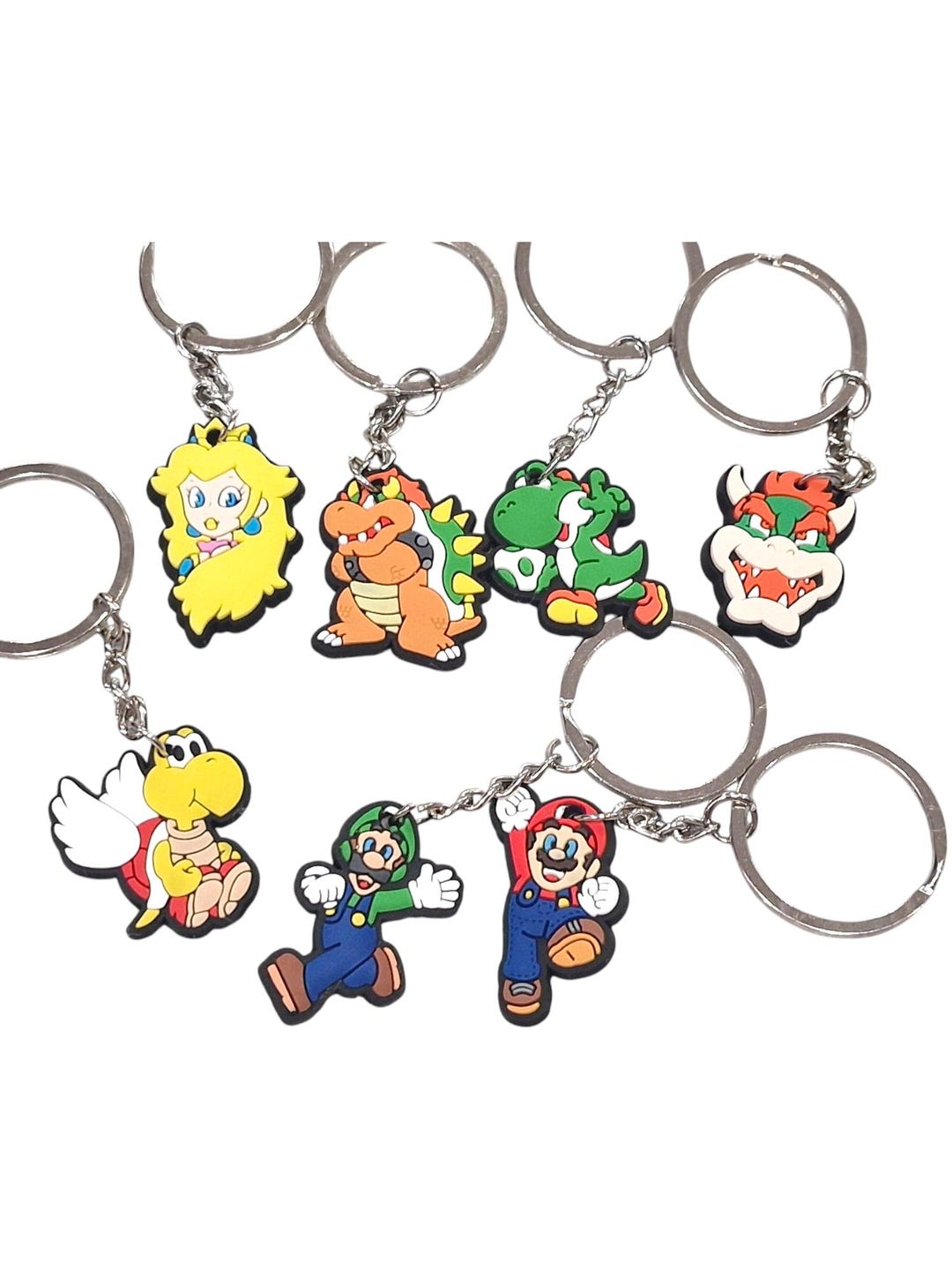 Super Mario Characters Keyrings - Etsy