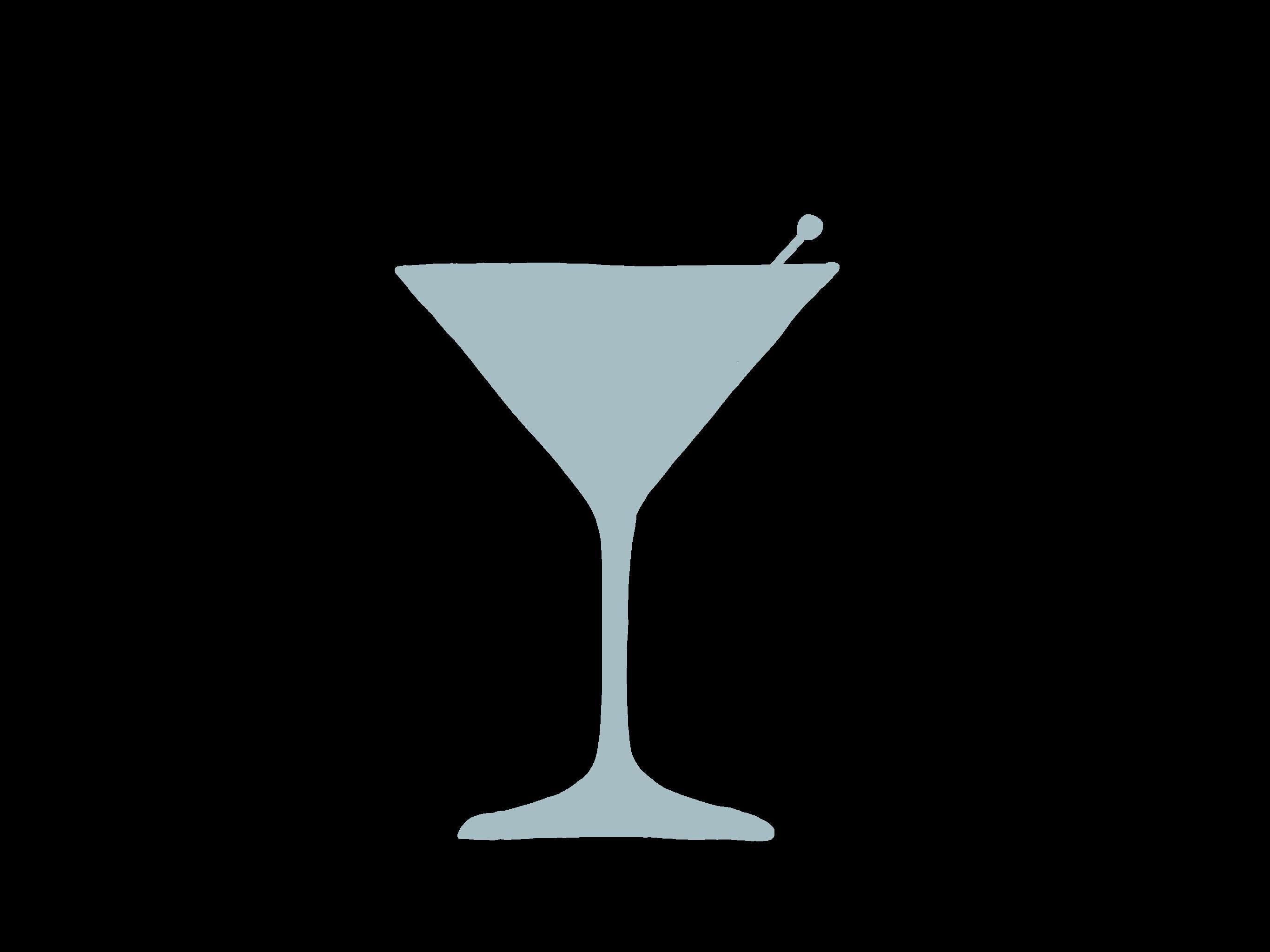 Martini Glass Digital Design Pack | PNG and Editable PSD Files for ...