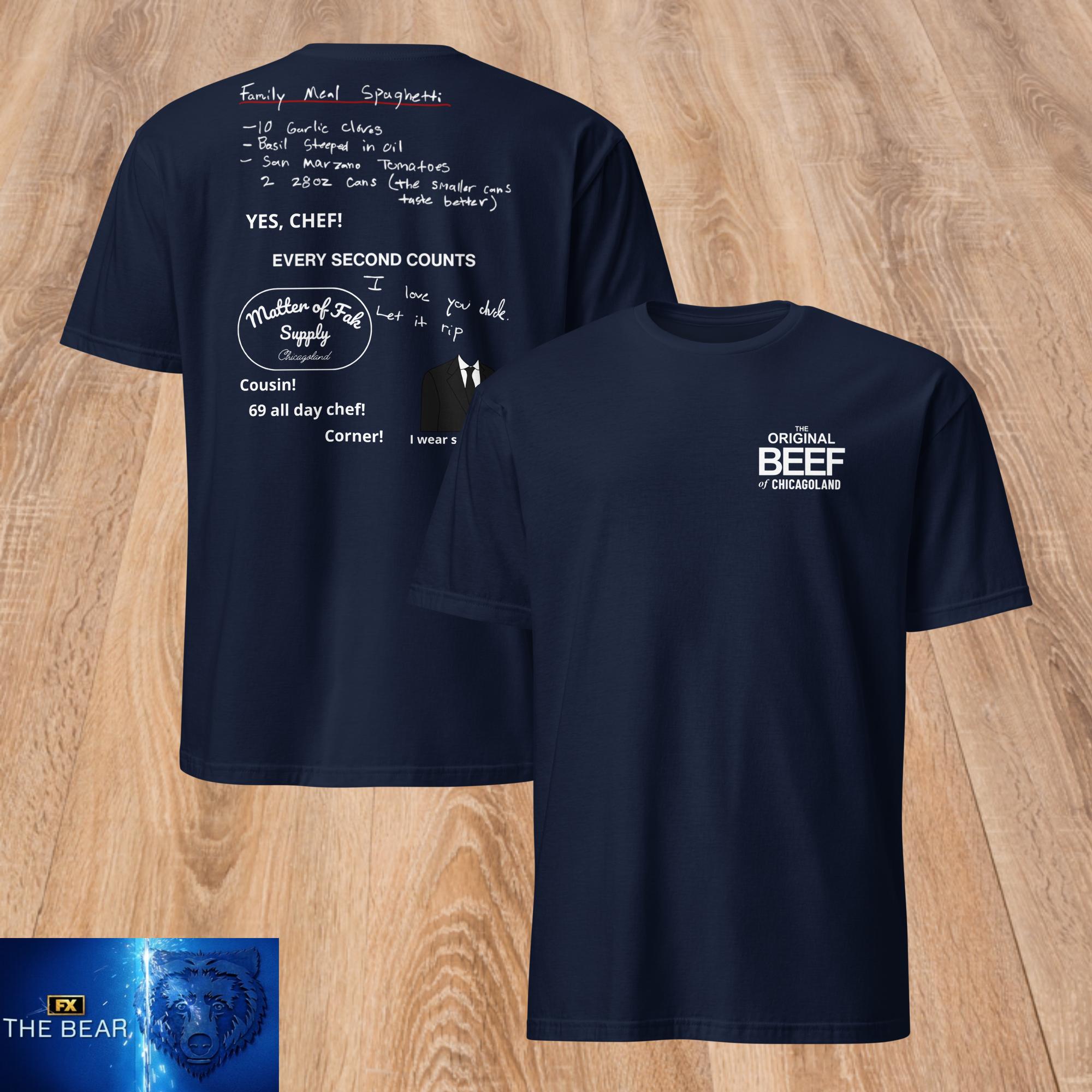 The Bear TV Show T-shirt | Original Beef of Chicagoland Shirt | the ...