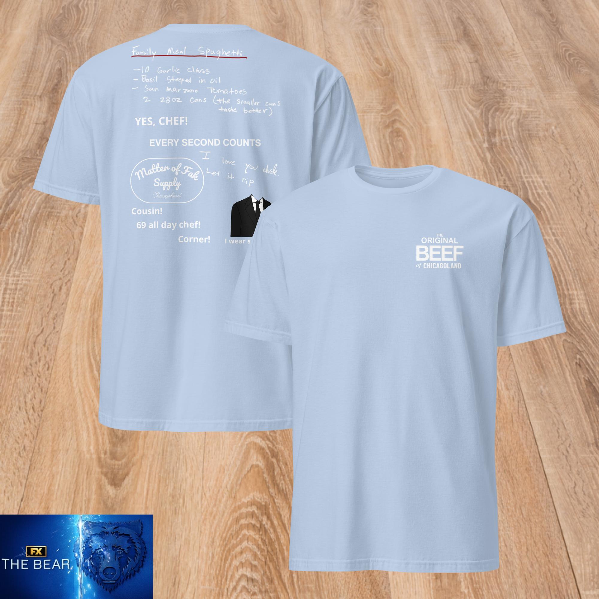 The Bear TV Show T-shirt | Original Beef of Chicagoland Shirt | the ...