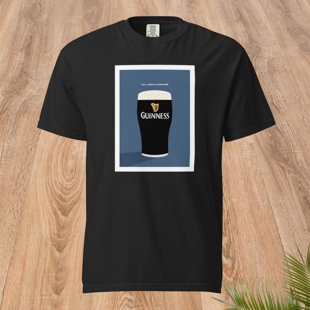 Guinness T-shirt | Vintage Beer Logo | Comfort Colors Shirt | St ...