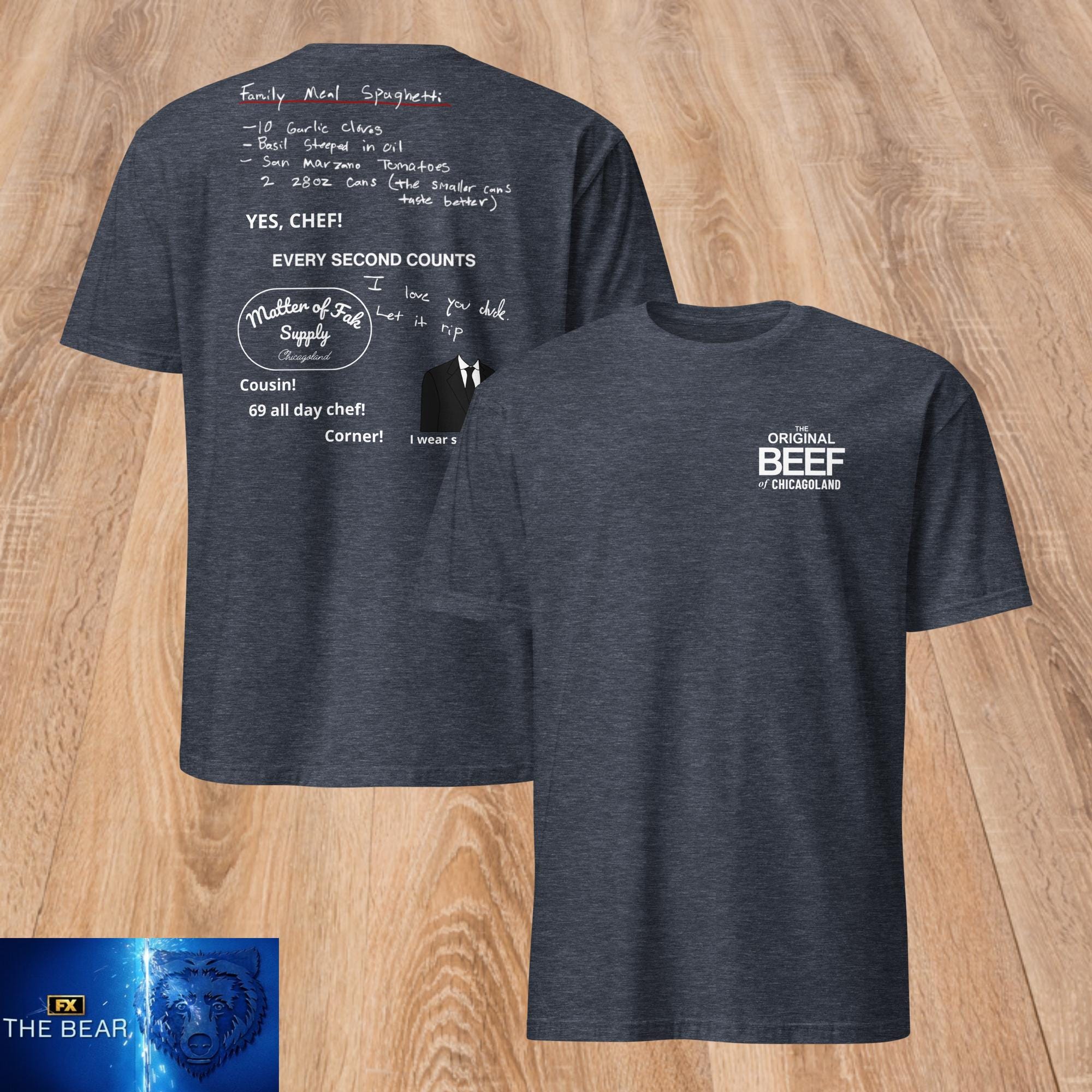 The Bear TV Show T-shirt | Original Beef of Chicagoland Shirt | the ...
