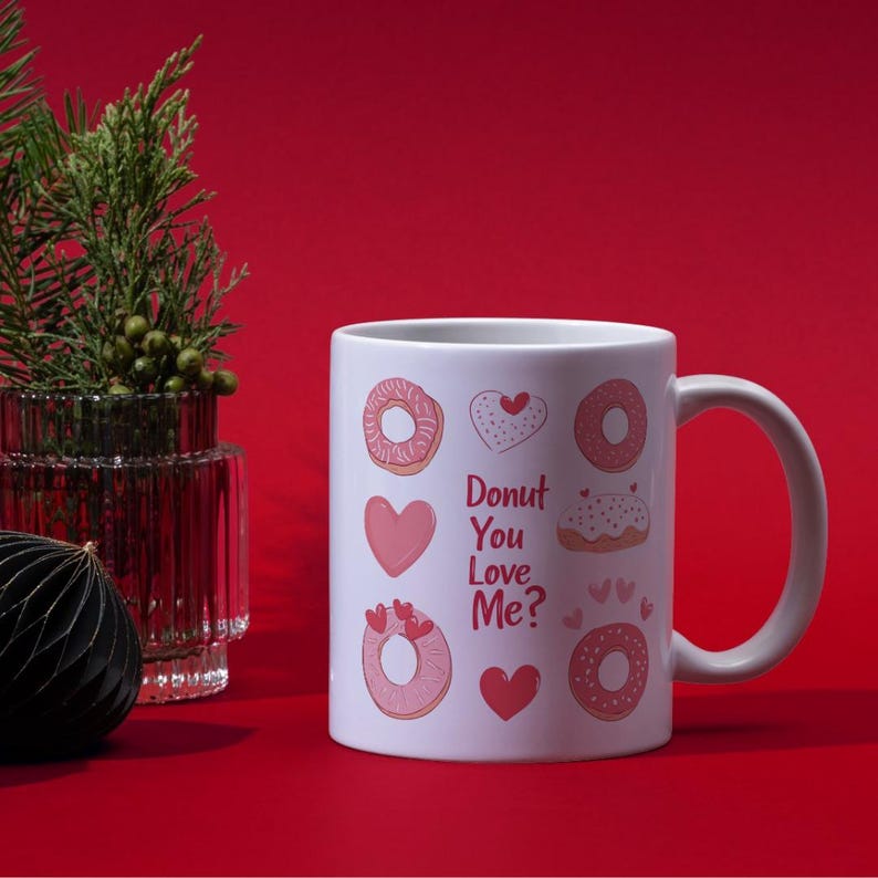 Donut You Love Me? Valentine's Day Digital Clipart - Cute Donut and ...