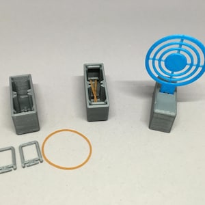 3D Printed Target Set With Stand, 3 Piece Dart Game Targets, Indoor ...