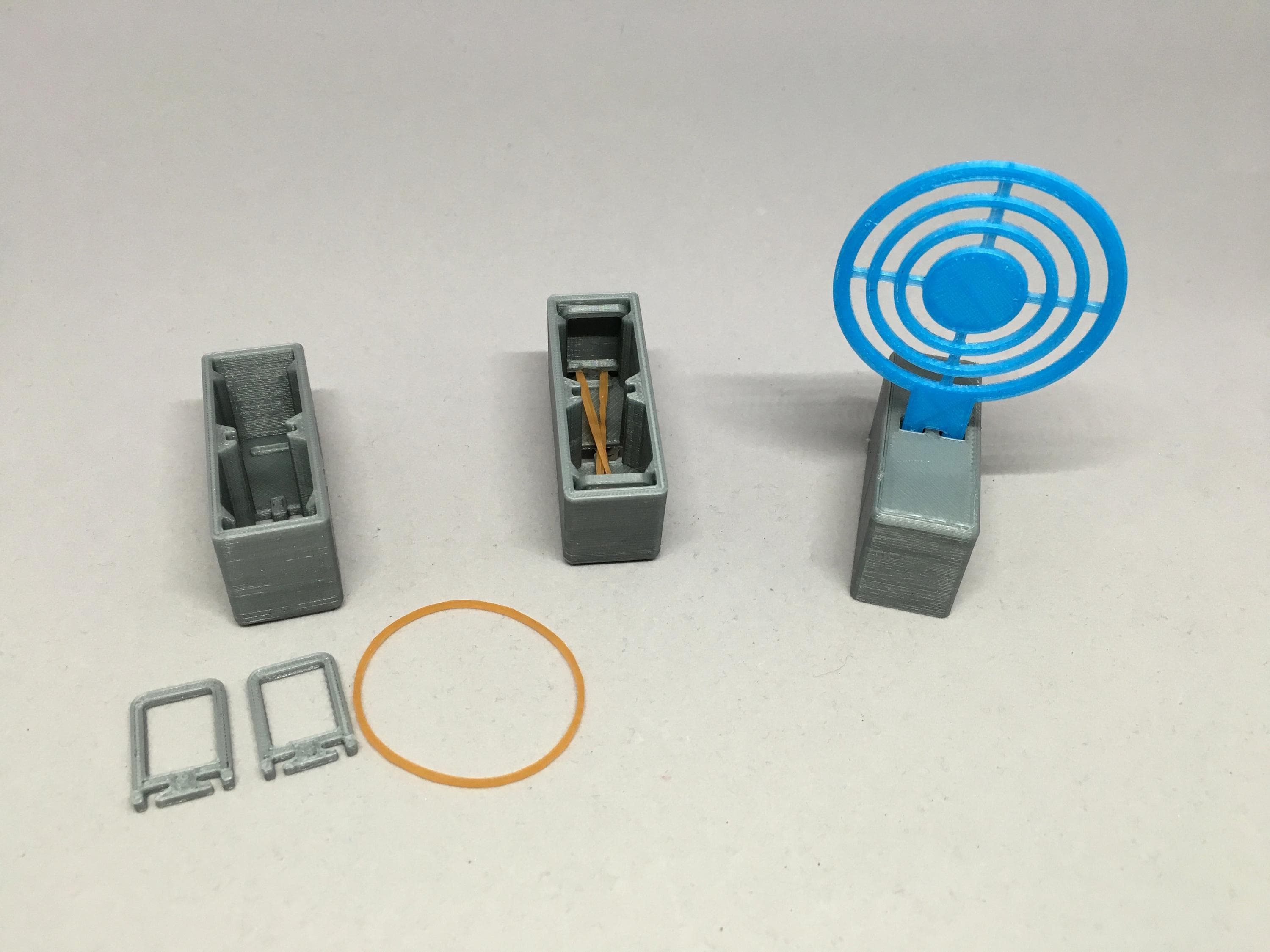 3D Printed Target Set With Stand, 3 Piece Dart Game Targets, Indoor ...