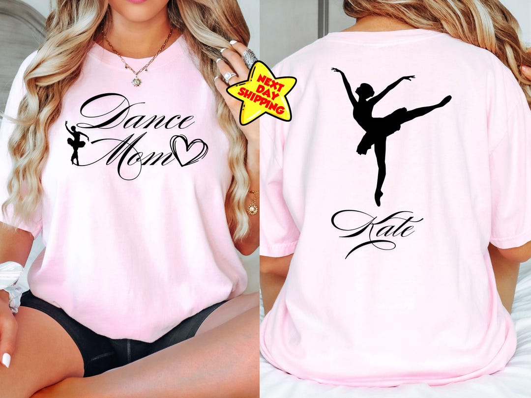Custom Dance Mom With Kids Name Shirt,personalized Dance Mom Sweatshirt ...