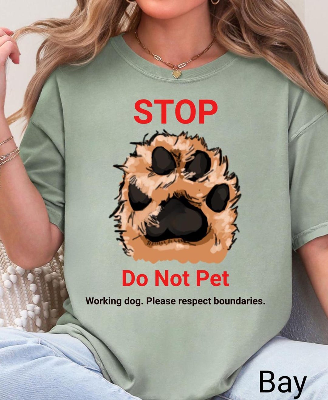 Comfort Colors Do Not Pet Shirt, Working Dog Tee, Service Dog Shirt ...