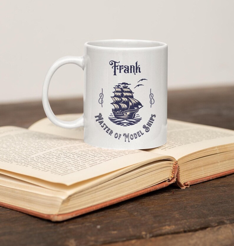 Custom Model Ship Mug With Name | Master of Model Ships Personalized ...