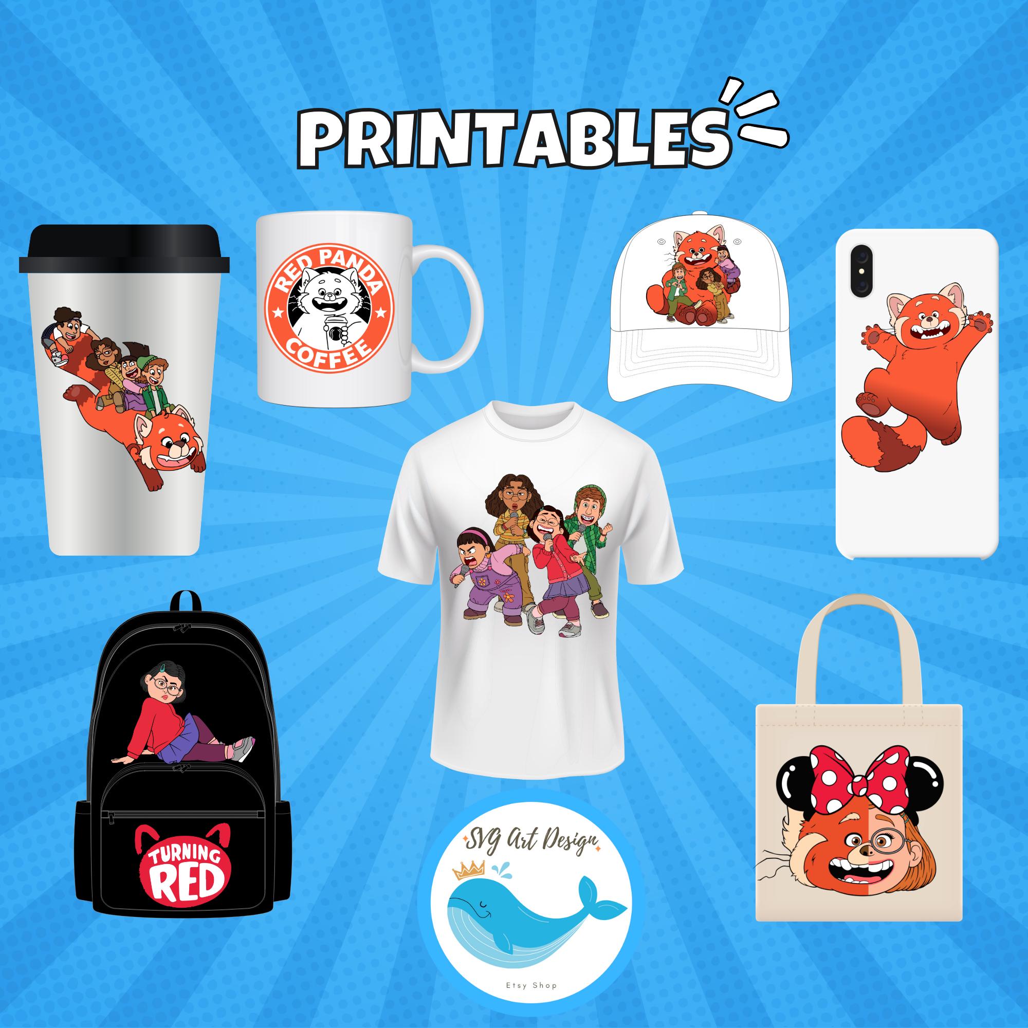 Turning Red SVG Bundle Red Panda SVG Cut Files for Cricut & Silhouette ...