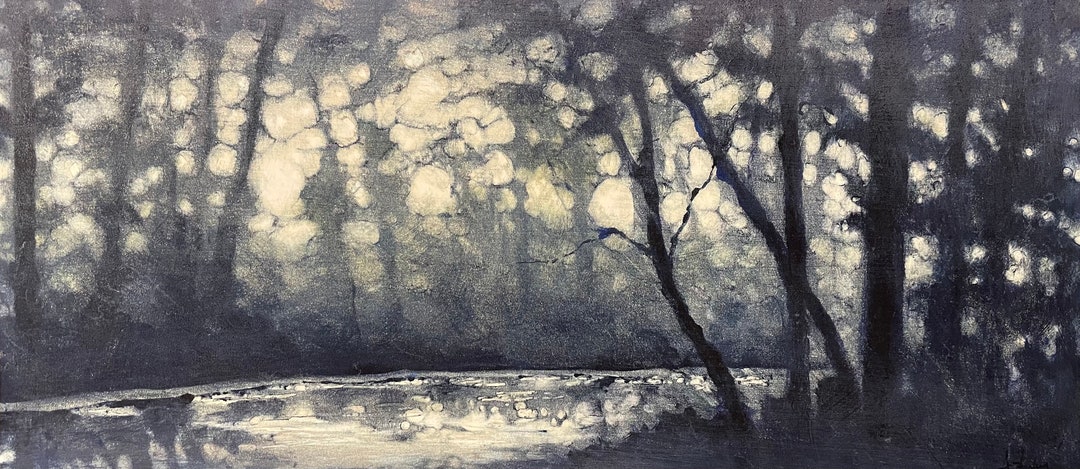 Original Monotype Landscape Hand Pulled Fine Art Print - Etsy