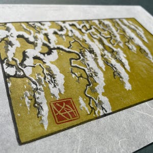 Original Woodblock Print Tree No. 30 Hand-pulled Fine Art Print - Etsy