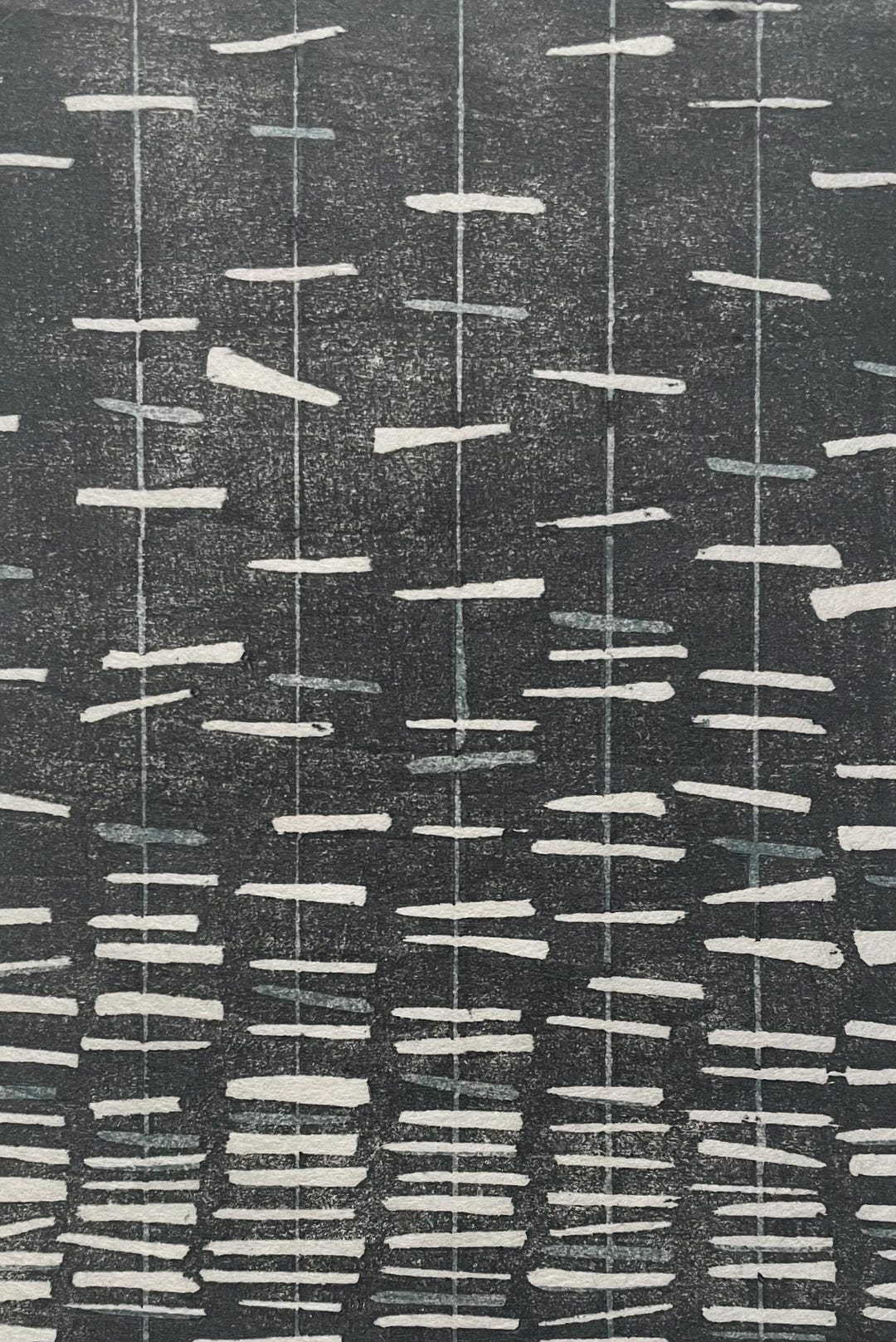 Woodblock Reduction Print, Tribute to Harry Bertoia, MCM Inspired ...