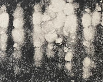 Original Monotype Forest Landscape Hand Pulled Fine Art Print - Etsy