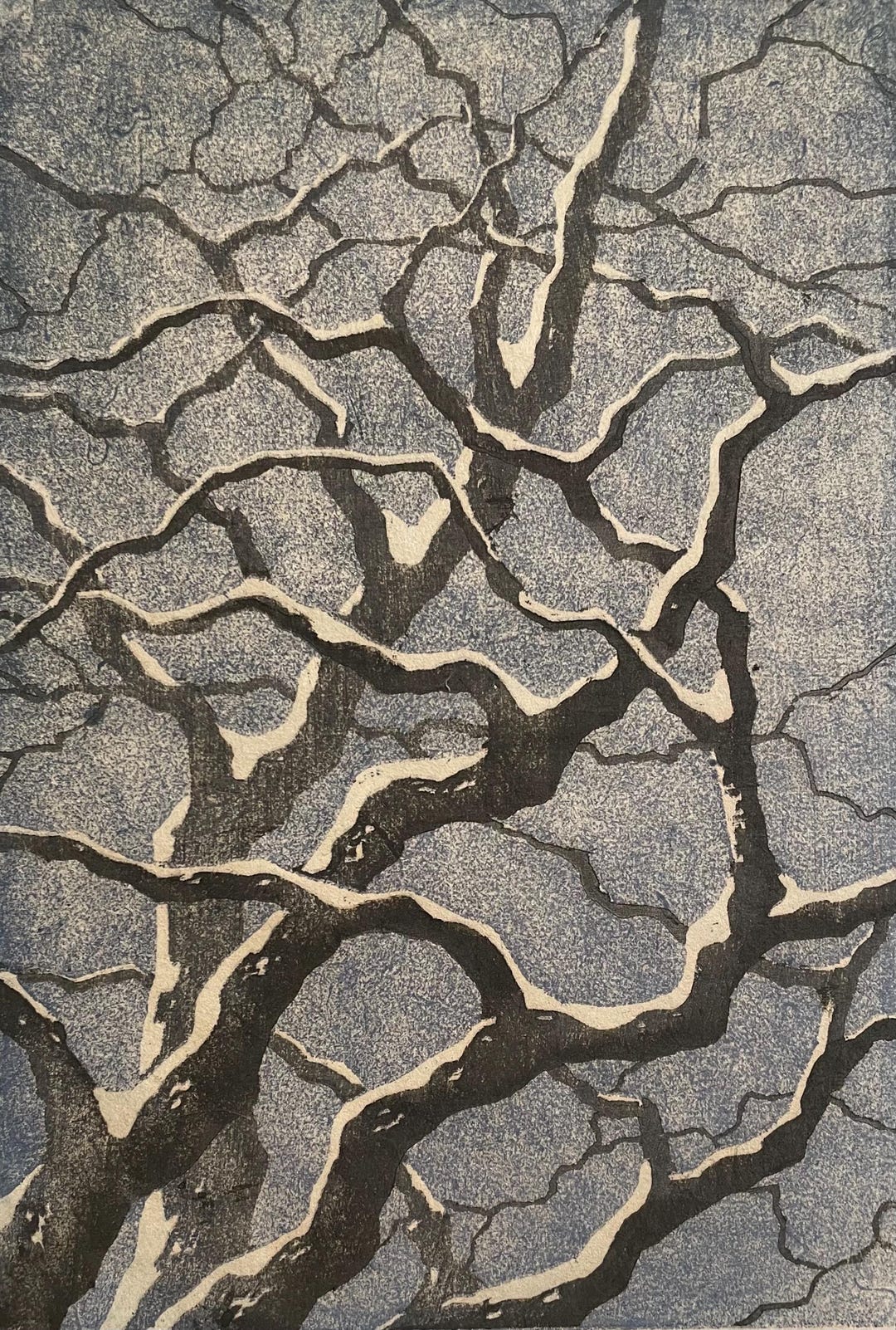 Woodblock Print Tree No. 20 Limited Edition Moku Hanga Block Print - Etsy