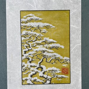 Original Woodblock Print Tree No. 30 Hand-pulled Fine Art Print - Etsy