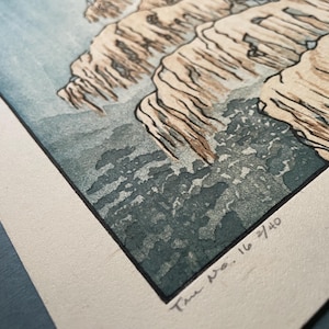 Woodblock Print Tree No. 16 Limited Edition Hand-pulled Block Print ...