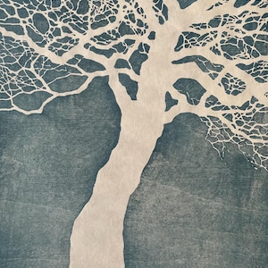 Tree No. 14 Woodblock Print Artist Proof - Etsy