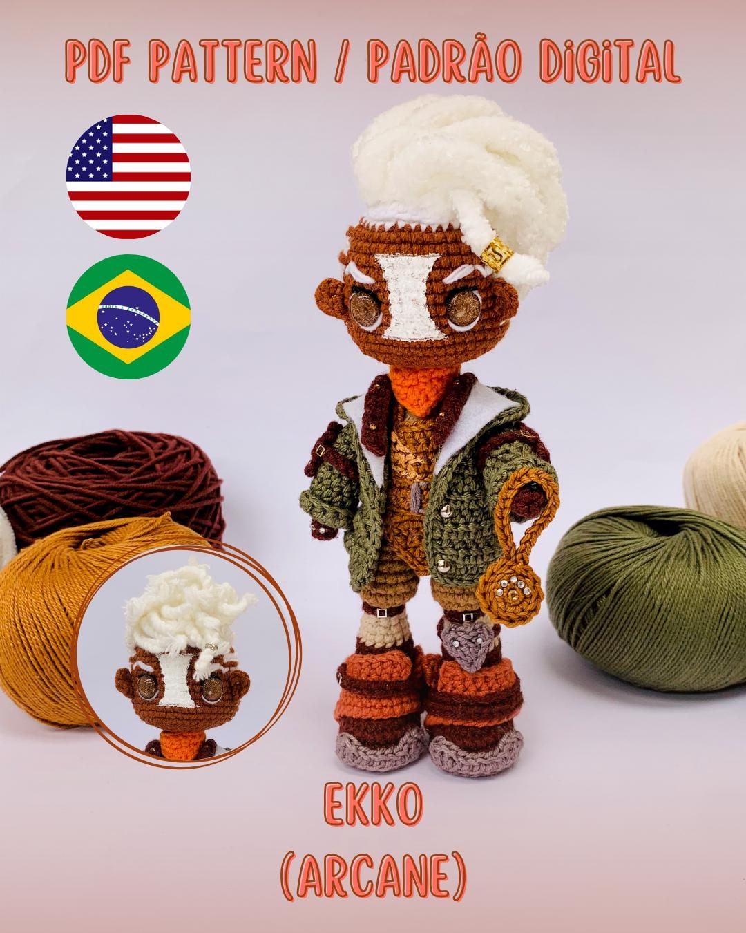 Ekko - Arcane (crochet PDF Pattern) - Etsy