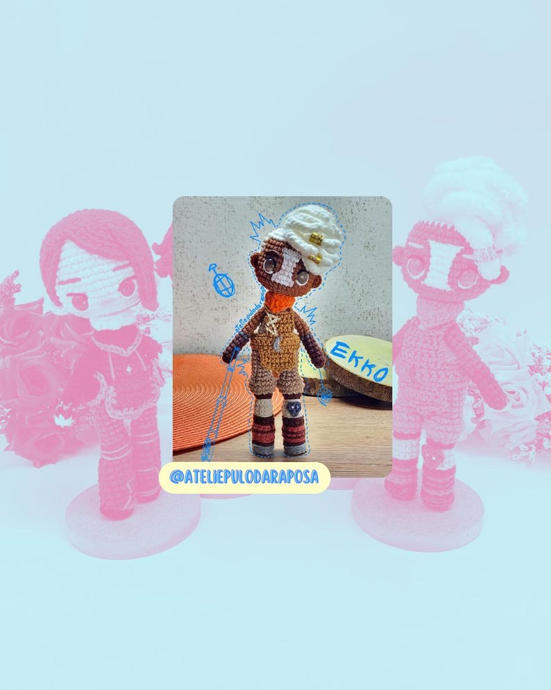 Mini Ekko - Arcane (crochet PDF Pattern) - Etsy