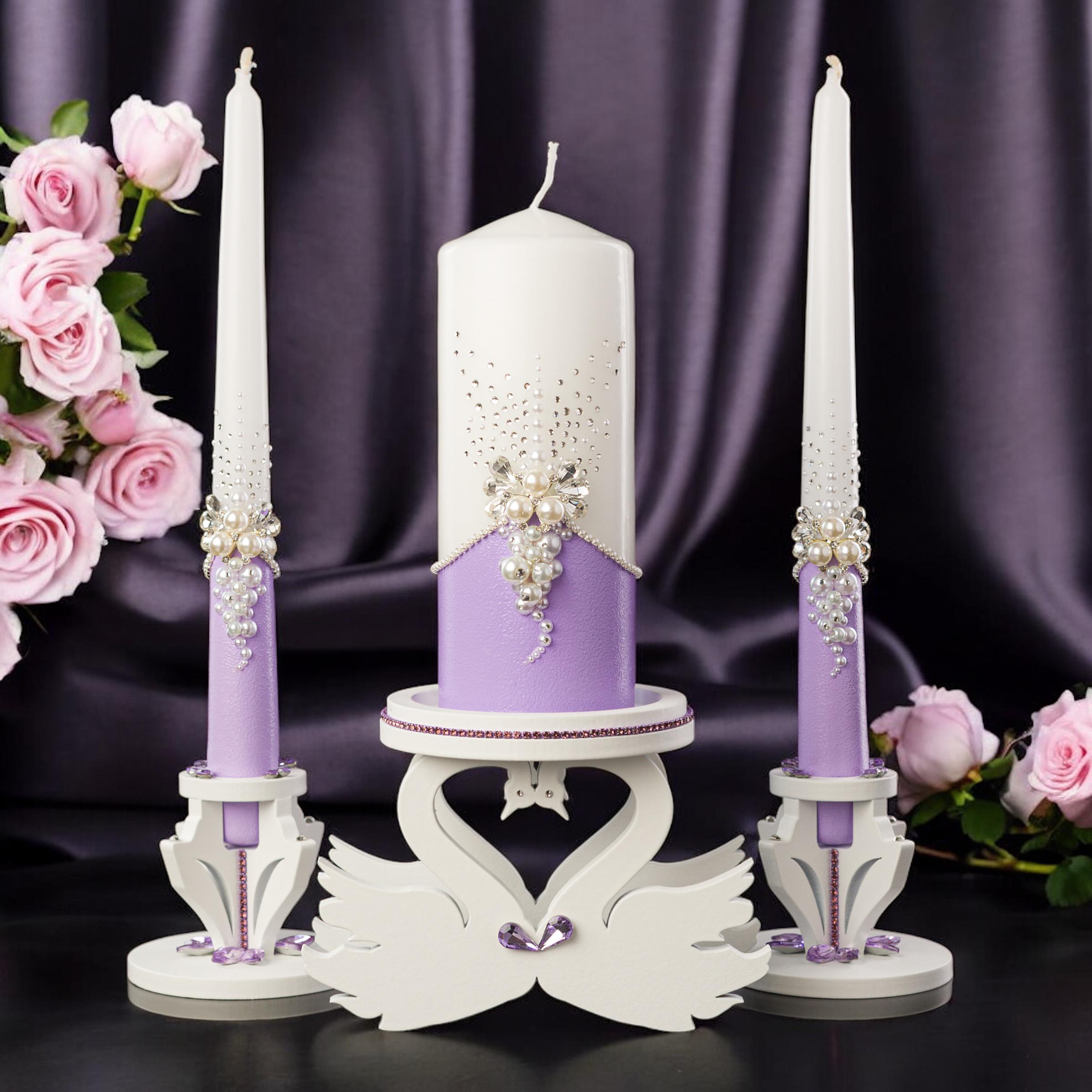 Personalized Wedding Décor, Ceremony Candles, Wedding Glasses, Cake ...
