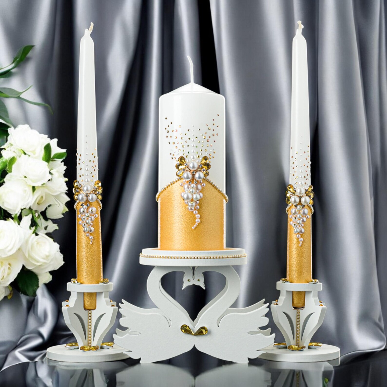 Complete Wedding Accessories Set for Bride and Groom, Personalized ...