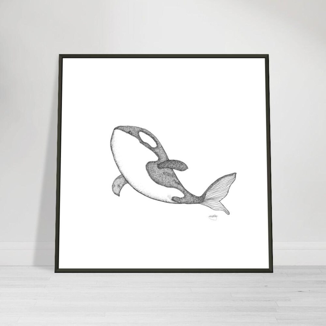 Orca Art Print - Etsy