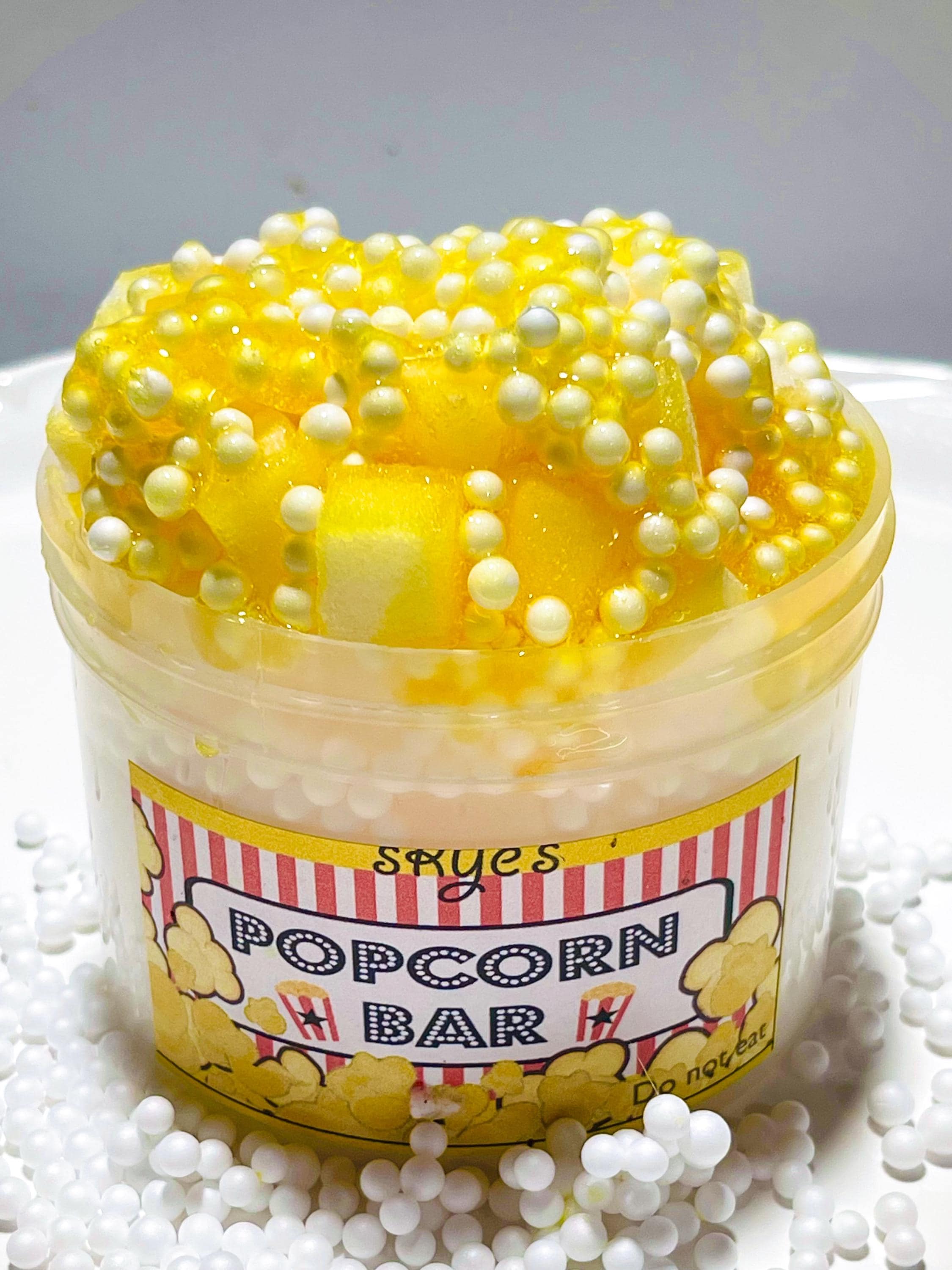Skyes Popcorn Slime: Butter Scented Movie Night Slime (8oz) - Etsy