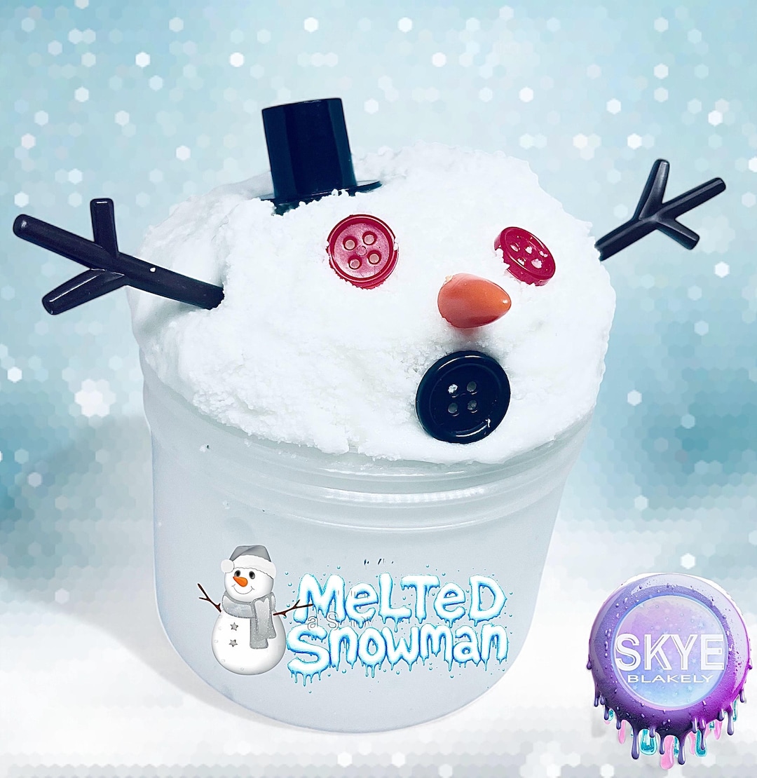 Scented Melted Snowman Cloud Slime Kit. Featuring 8oz. - Etsy