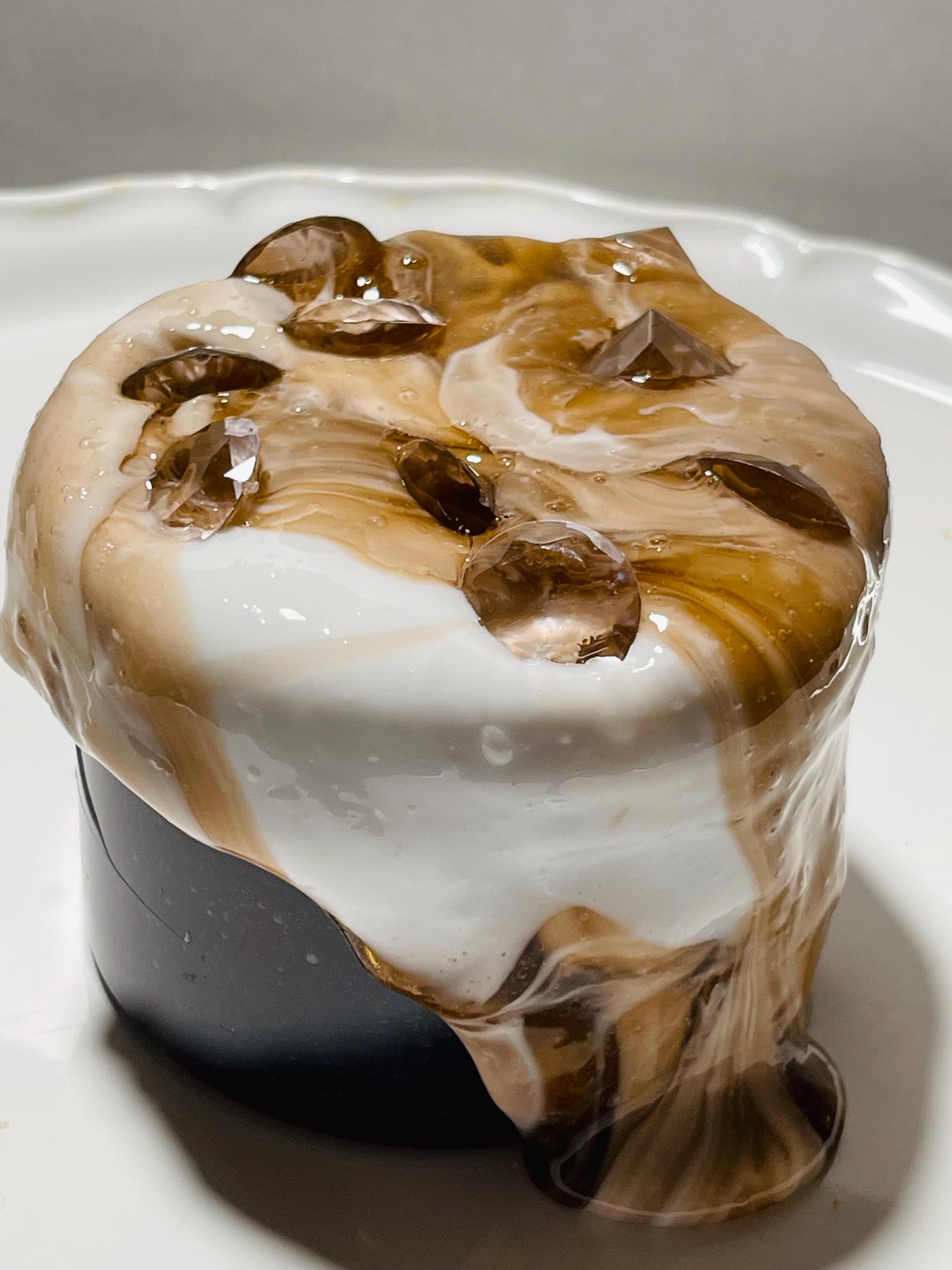 Cold Brew Coffee Scented Slime: DIY Glossy Slime With Ice Charms (8oz ...