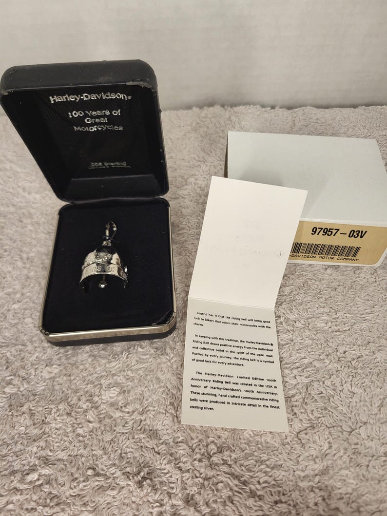 Harley-davidson 100th Anniversary Riding Bell Gremlin Bell - Etsy