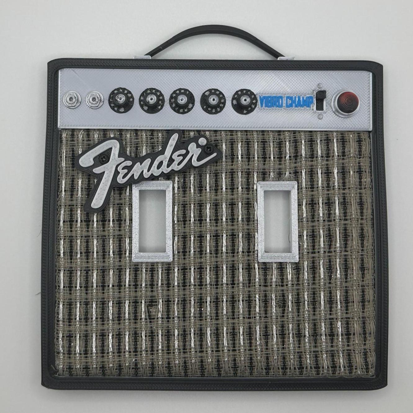 3D Printed Fender Vibro Champ Style Light Switch Plate – Handmade With ...