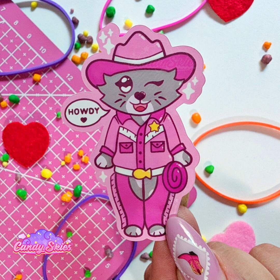 Pink Pony Catboy Sticker - Etsy