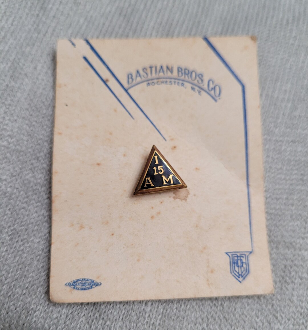 Vintage Bastian Bros Pin - Etsy