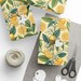 Lemon Citrus Wrapping Paper: Floral Gift Wrap, Eco-friendly Party ...