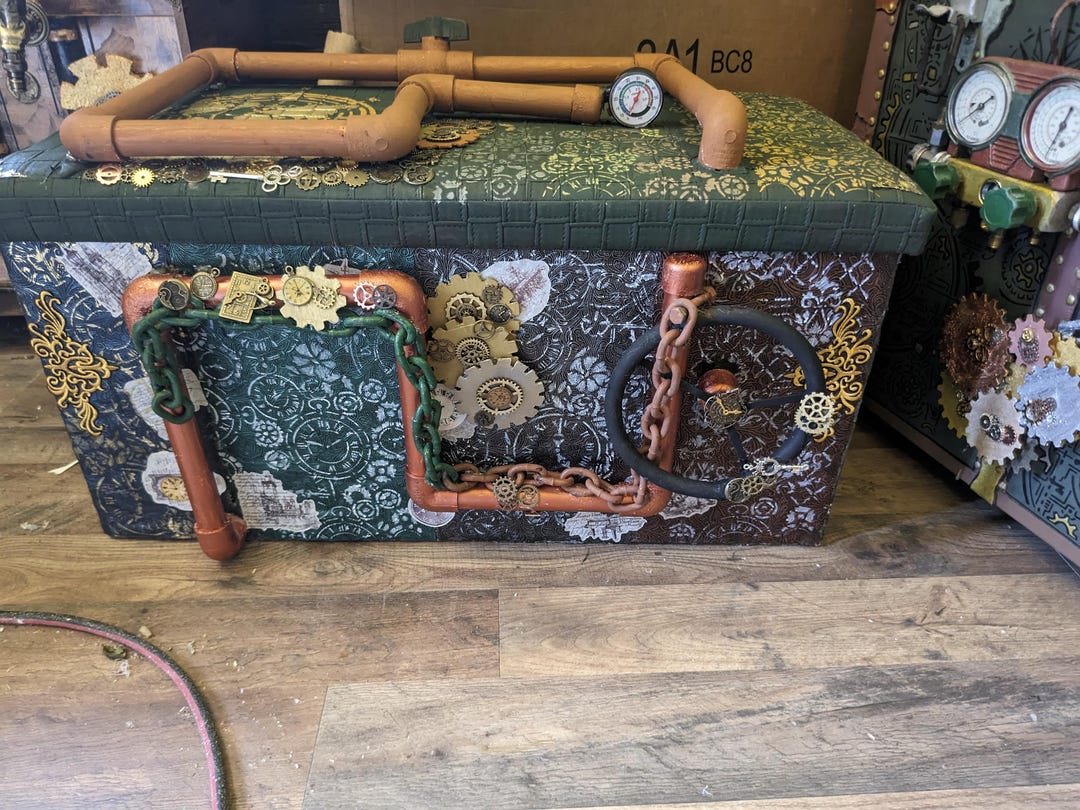 Steampunk Steamer Trunks Chest 30lx15wx15h - Etsy