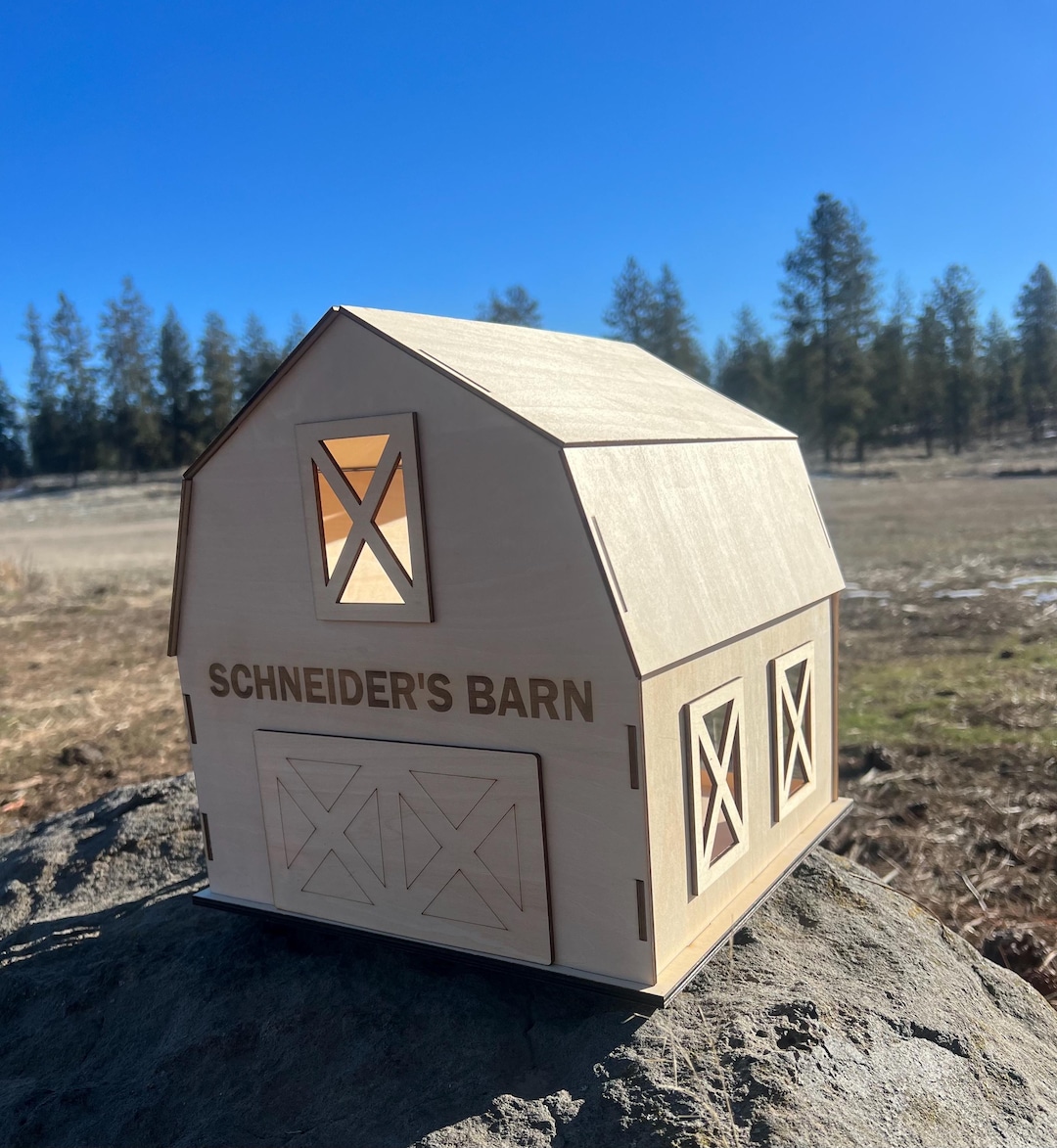 Model Barn | Craft Barn | Kids Barn | BARN | DIY Art Project | Western ...