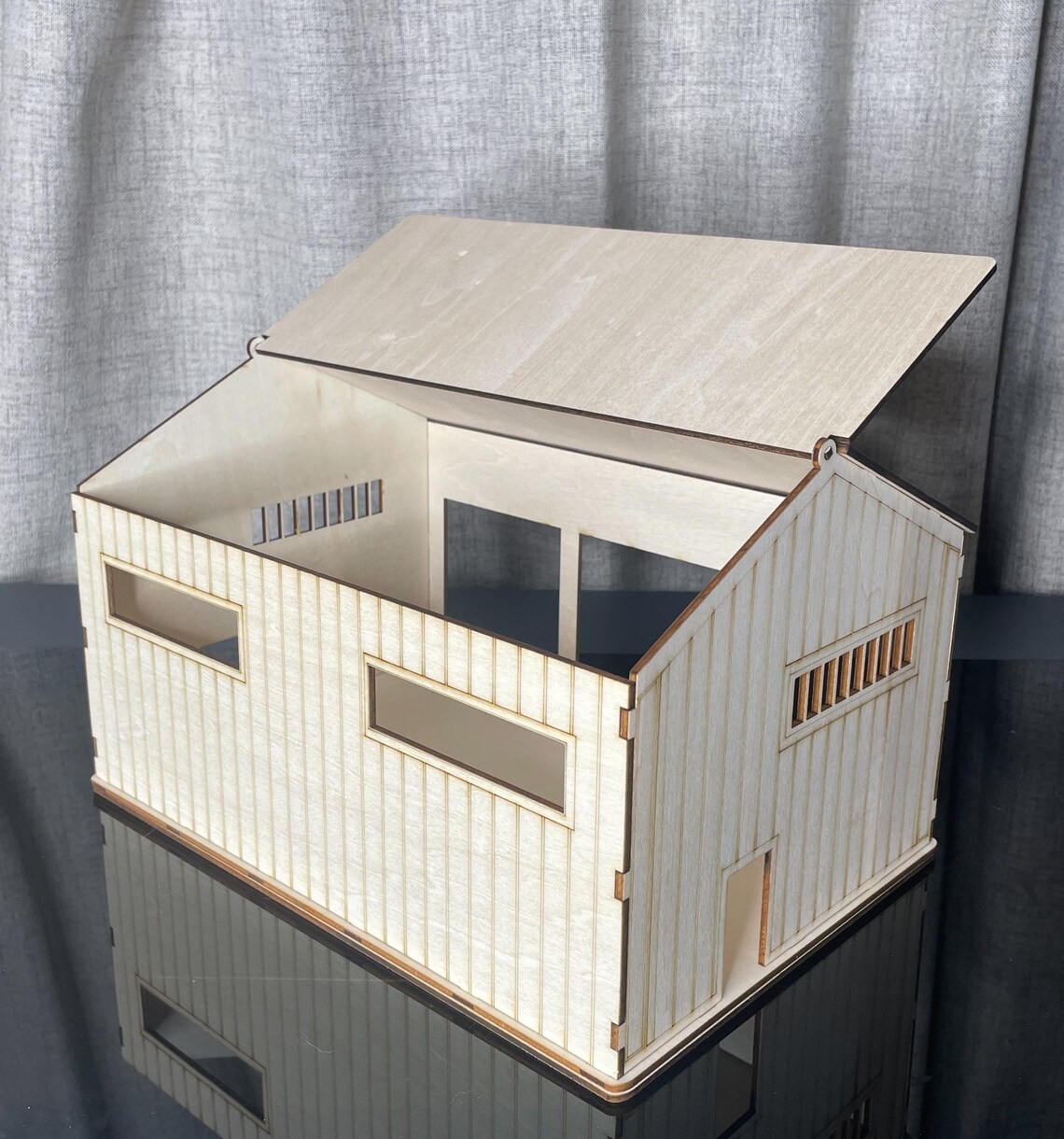 DIY Kids Car Garage Kit: Unfinished Wood Toy, Art Project - Etsy